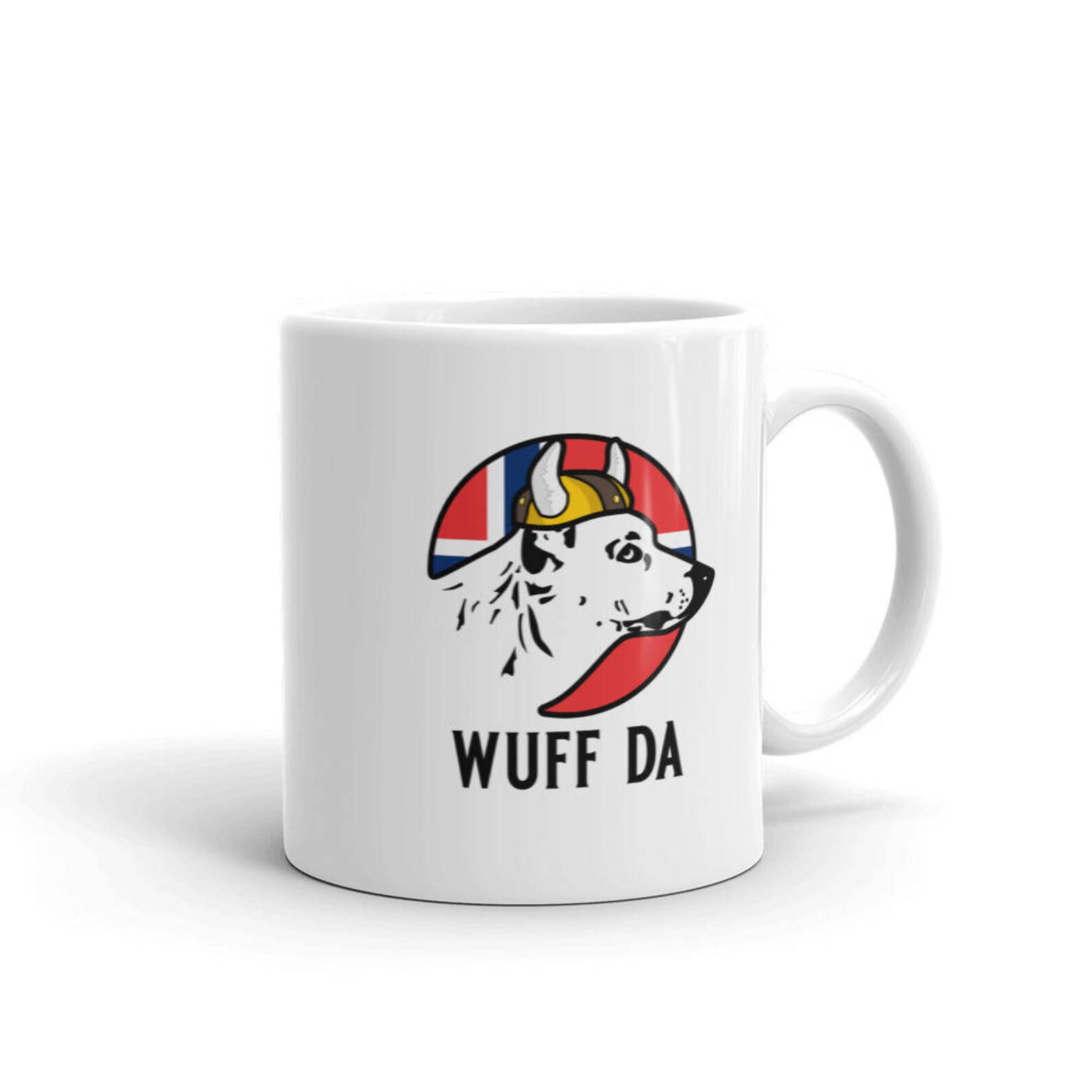 Uff Da Mug Wuff Da Viking Dog Mug - Etsy