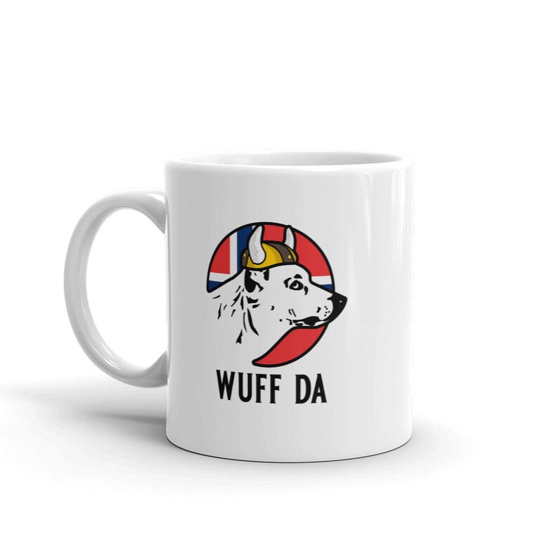 Uff Da Mug Wuff Da Viking Dog Mug - Etsy