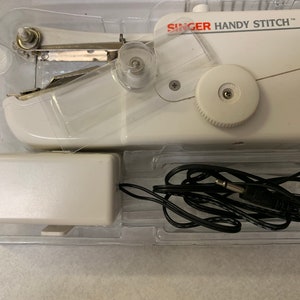 Vintage Singer Hand Held Handy Stitch Machine, Model CEX300K, Extra ...