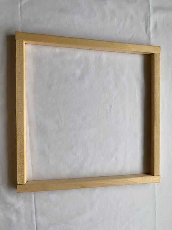 Wooden Stretch/stitch Frames Creative Circle Canvas Fabric - Etsy