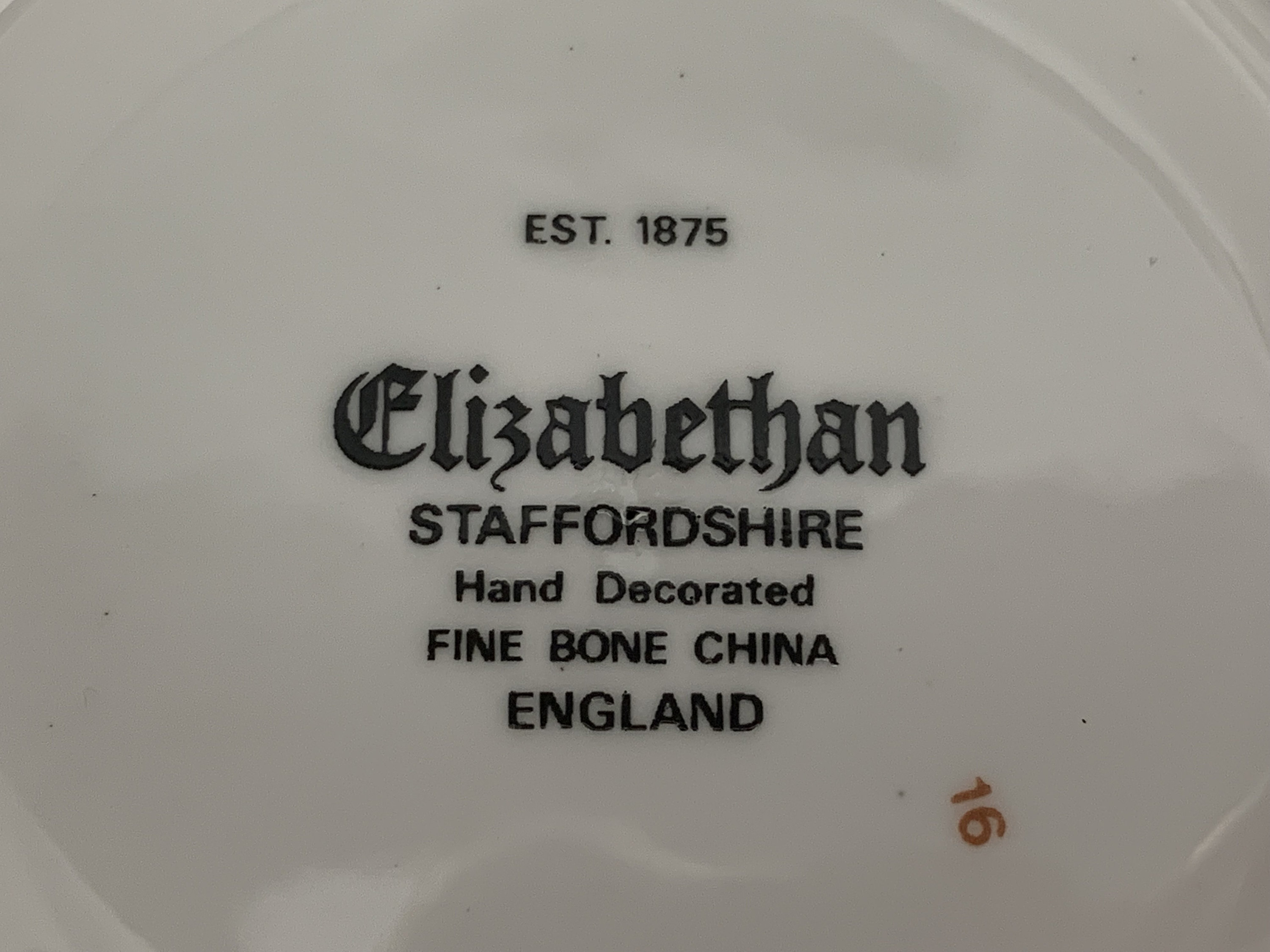 Elizabethan Staffordshire Hand Decorated Fine Bone China | Etsy