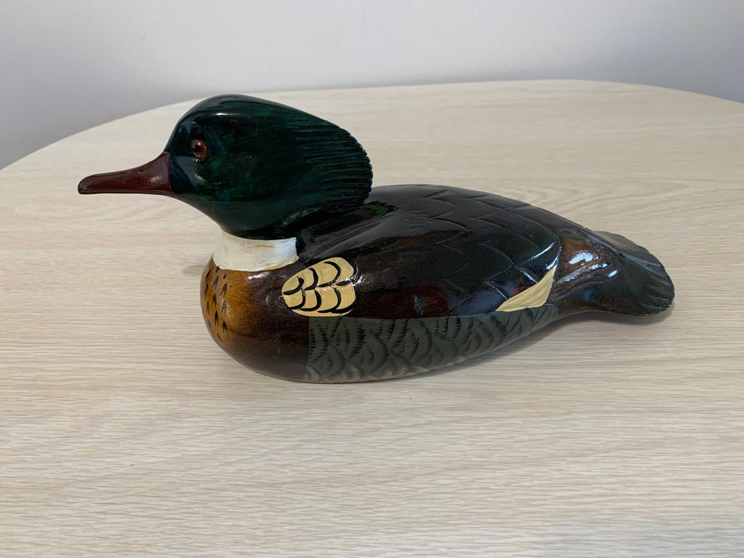 Pacific Rim Carvers Hand Painted Wood Duck - Etsy