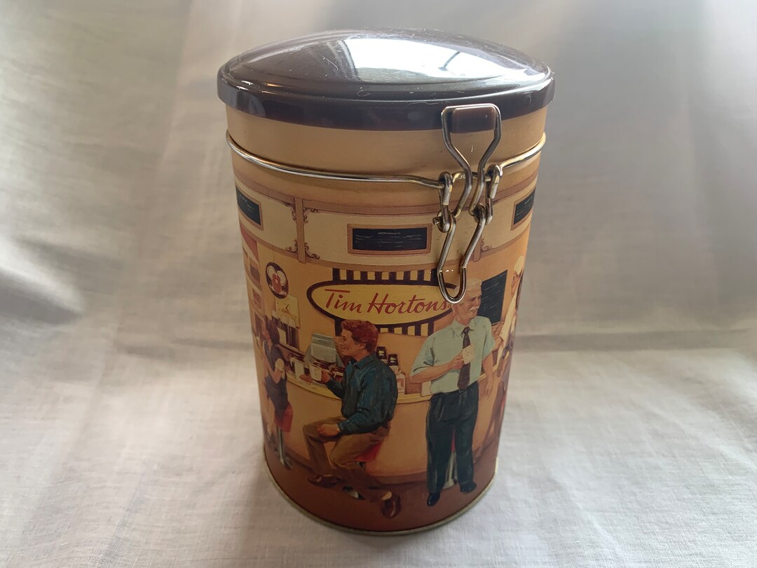 Tim Horton's Collectible Coffee Tin, Canister, Memorabilia, Canada ...