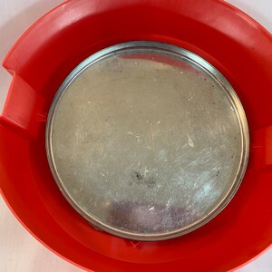 Vintage Tri Chem Paint Caddy Red Rose Holds 48 Tubes, Metal Hoop, Blue ...