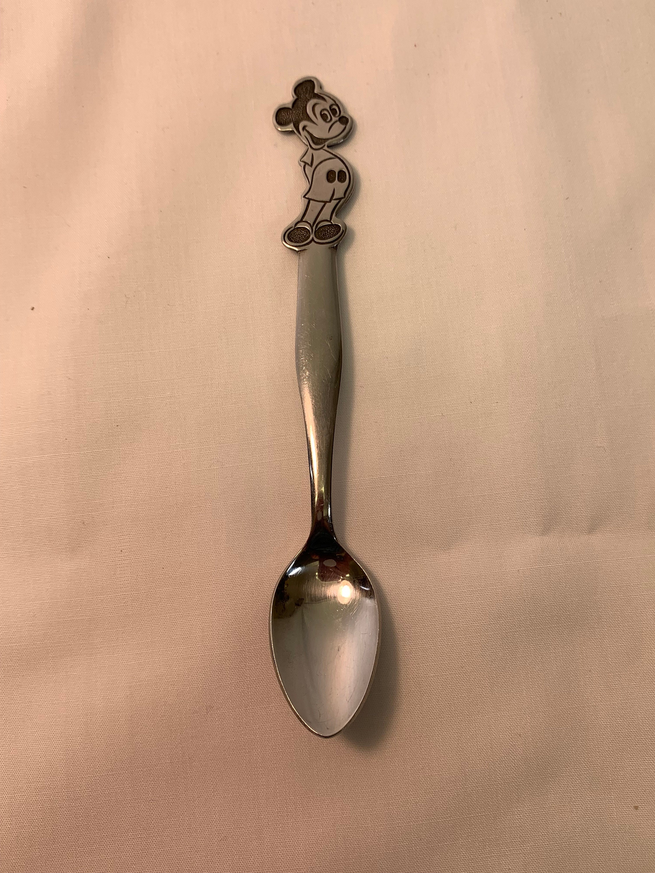 Tiny Mickey Mouse Silver Spoon
