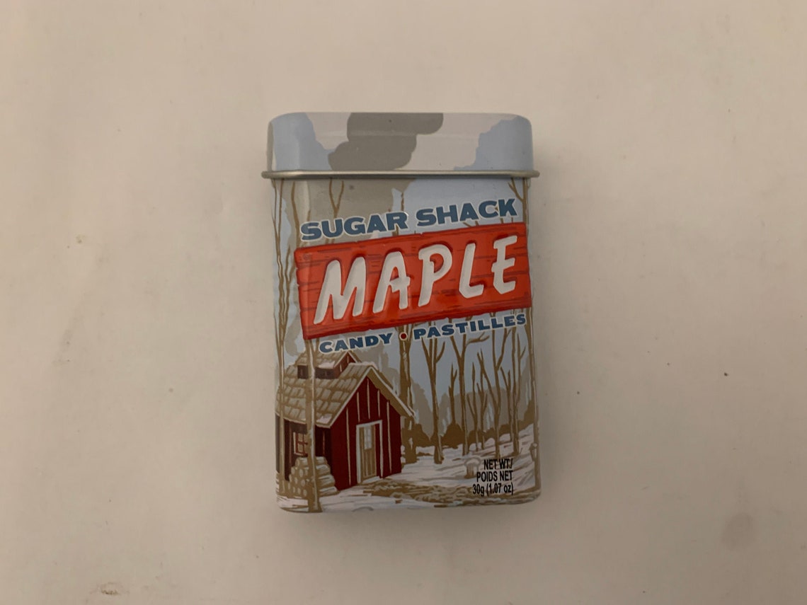 Vintage Canadian Sugar Shack Maple Candy Tin Big Sky Brand - Etsy Canada