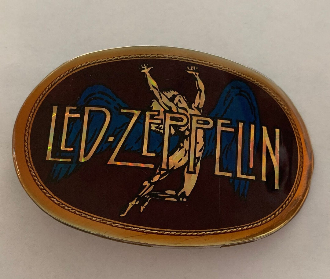 Vintage RARE Led Zeppelin 1978 Pacifica MFG., Collectible Prism Belt ...