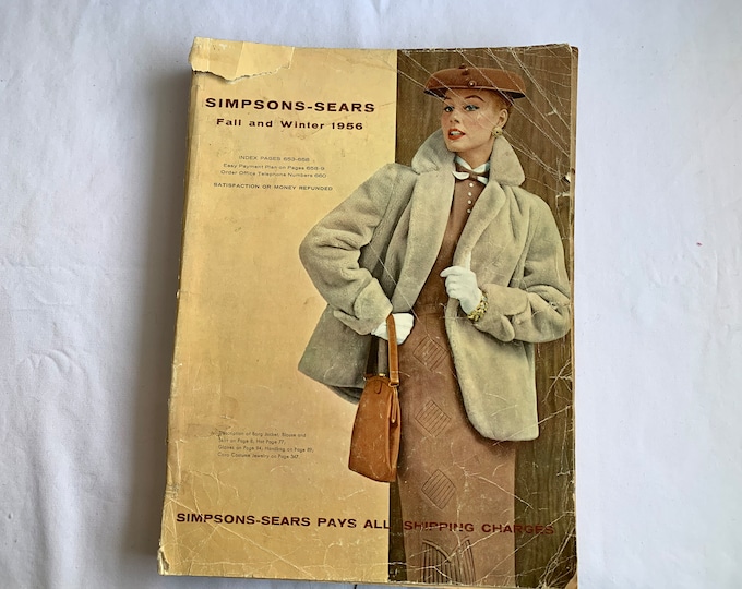 Simpson-sears Fall Winter Catalogue 1956, Canada, Shopping, Clothes ...