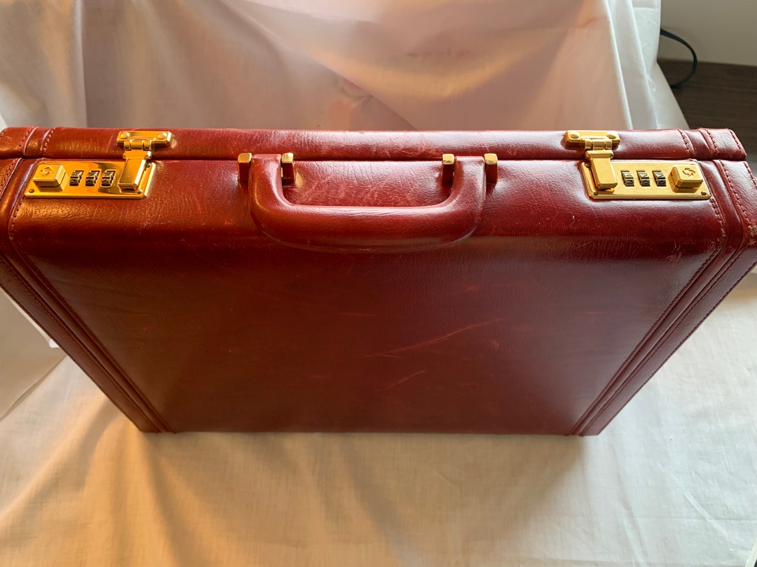Vintage Samsonite Hard Shell Briefcase Canadian, Lawyers Attaché ...