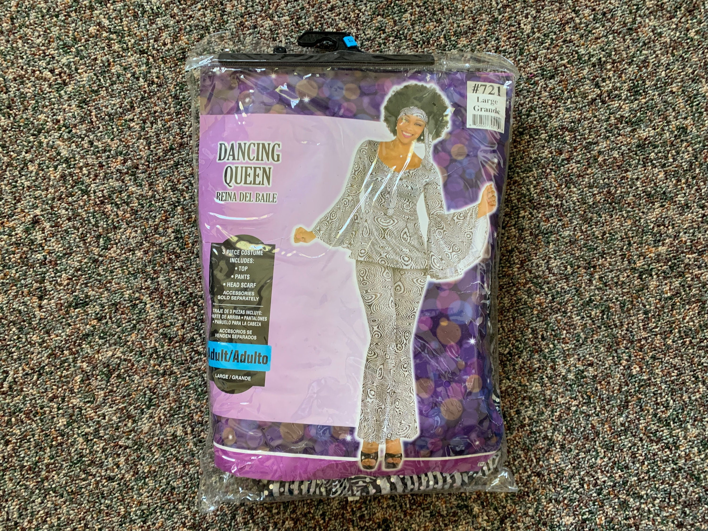 Dancing Queen Costume Top Pants Head Scarf Adult Size - Etsy