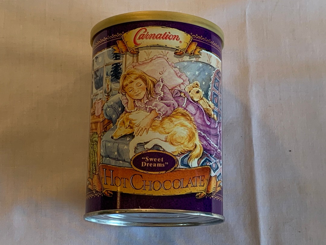 Vintage Container Carnation Hot Chocolate, Sweet Dreams, Empty Can ...