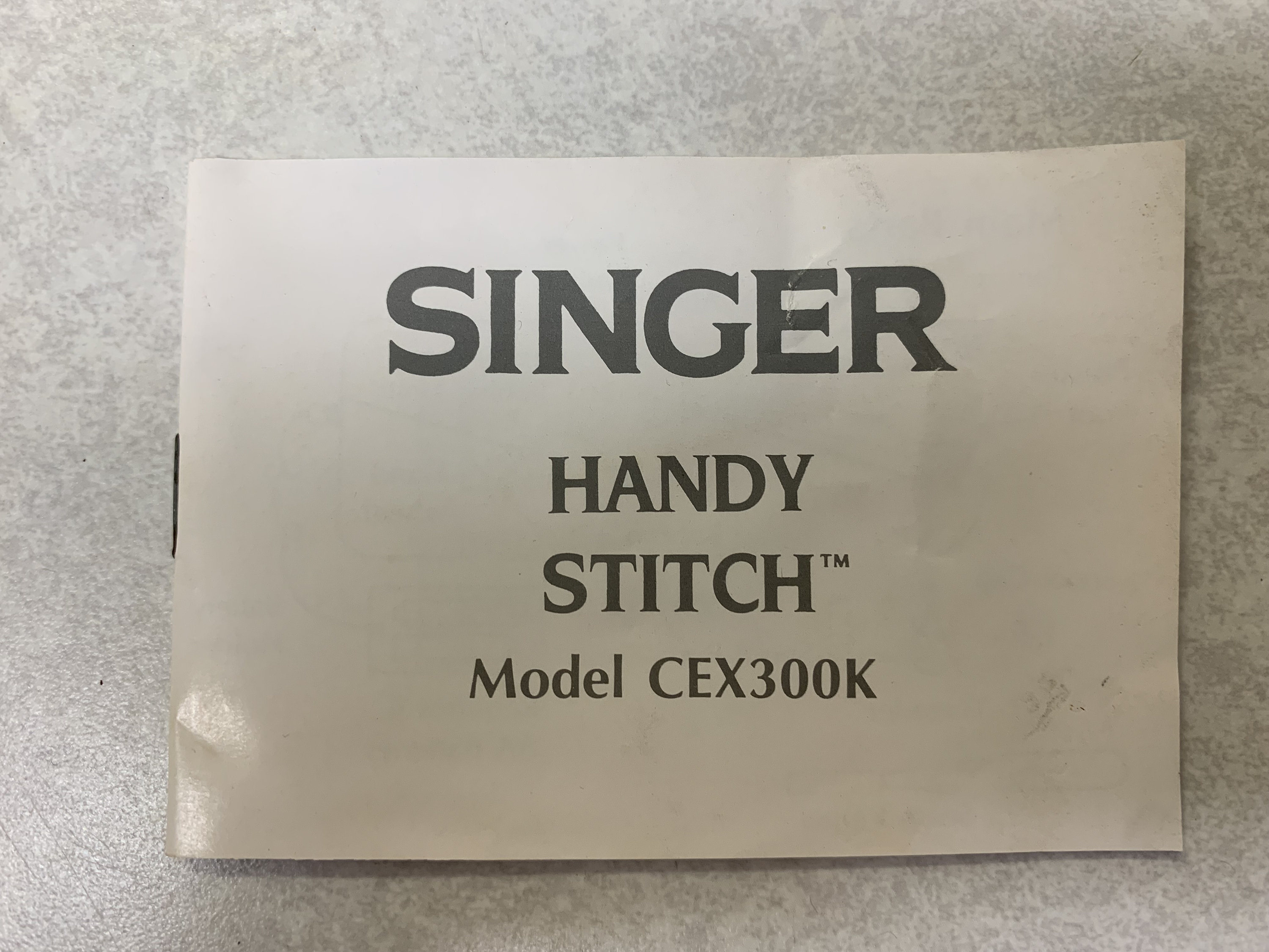 Vintage Singer Hand Held Handy Stitch Machine Model CEX300K - Etsy