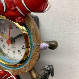 Vintage Saving Nemo, Clown Fish, Ship Wheel, Ocean Themed Wall Clock ...