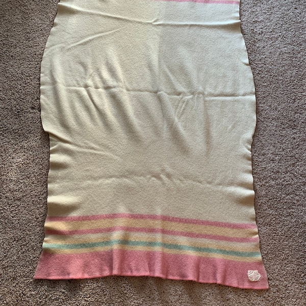 Striped Wool Blanket - Etsy
