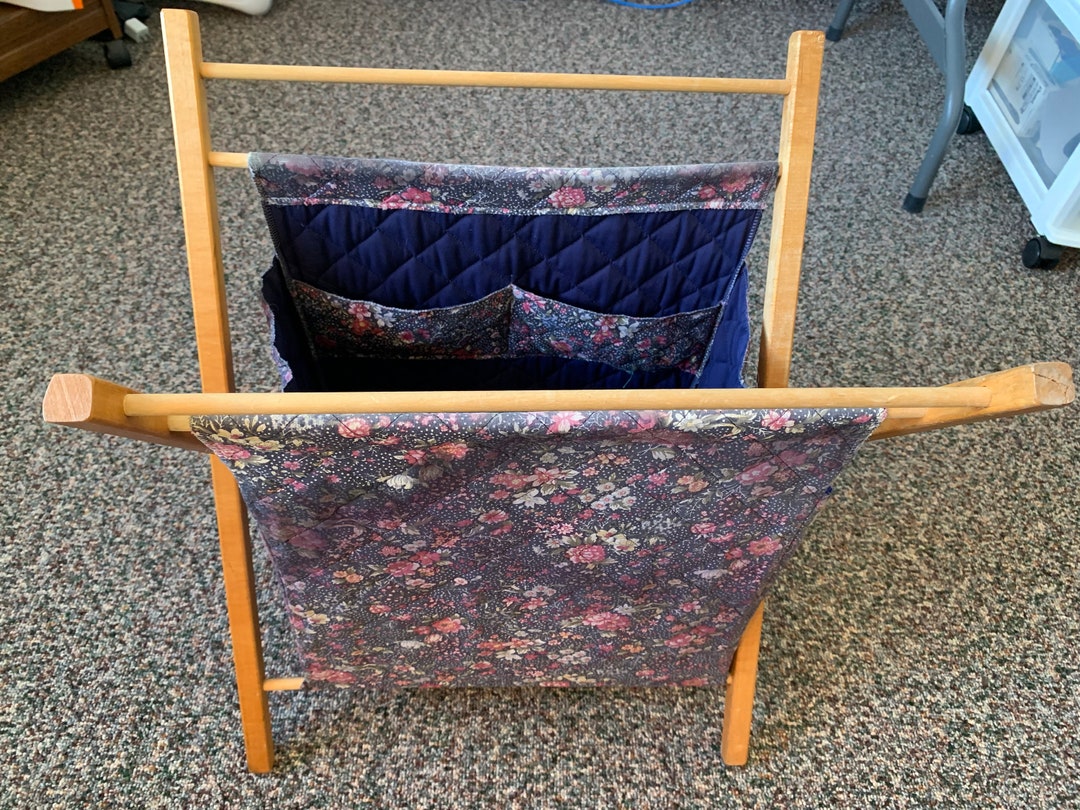 Knitting Stand, Folding, Yarn/wool Storage, Vintage Caddy, Sewing ...