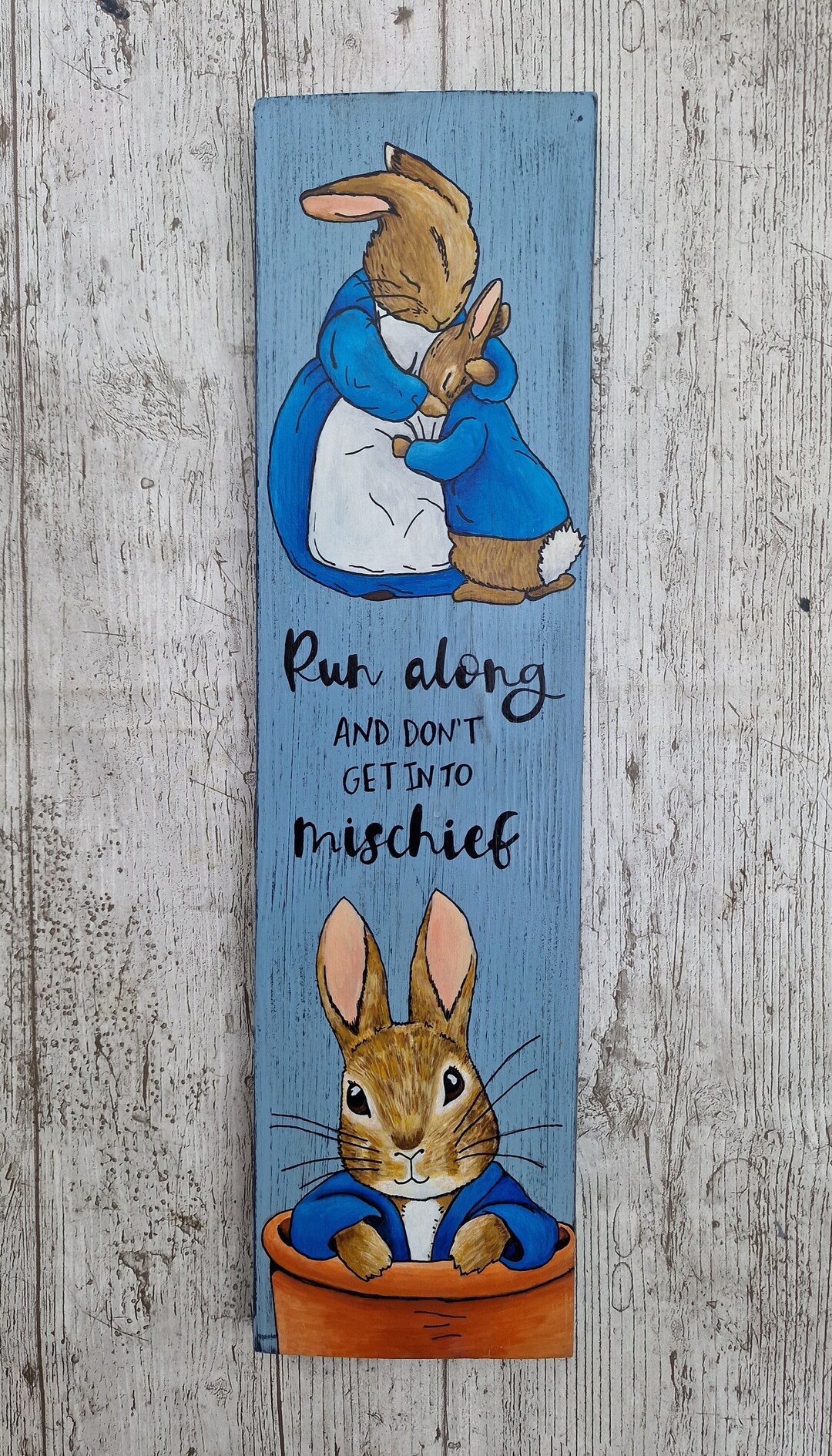 Peter Rabbit, Mischief, Wall Art - Etsy