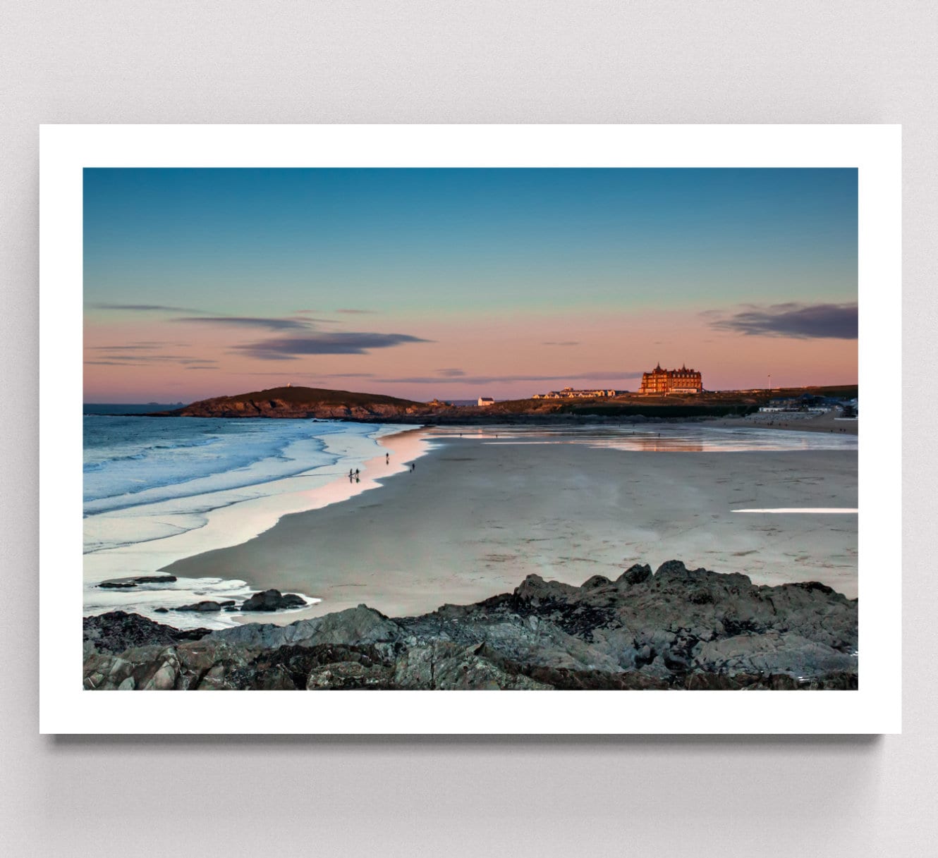 Fistral Newquay Cornwall Sunset Photo Print Fistral Beach | Etsy