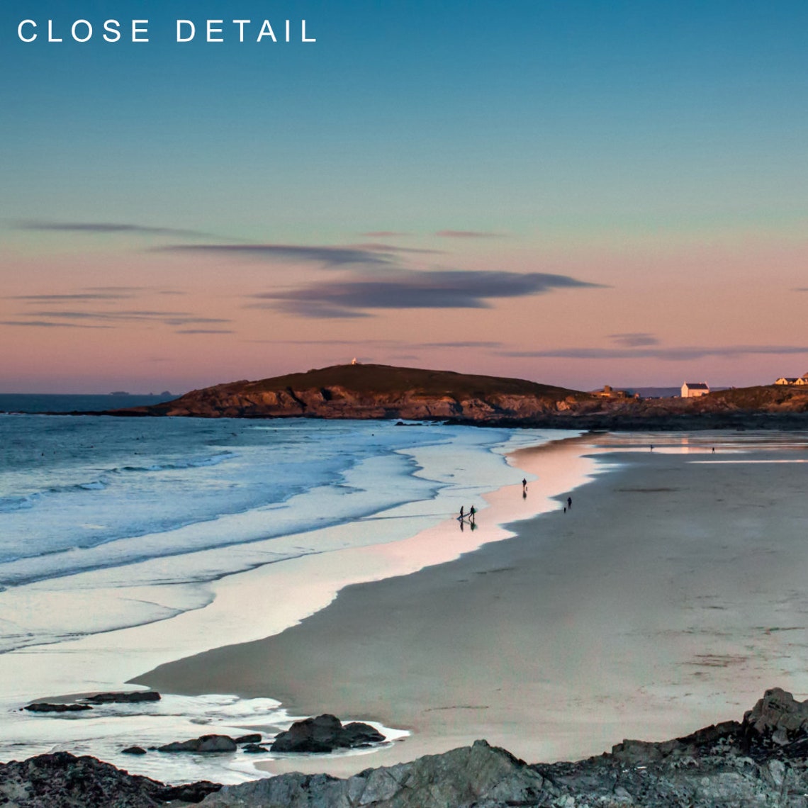 Fistral Newquay Cornwall Sunset Photo Print Fistral Beach | Etsy