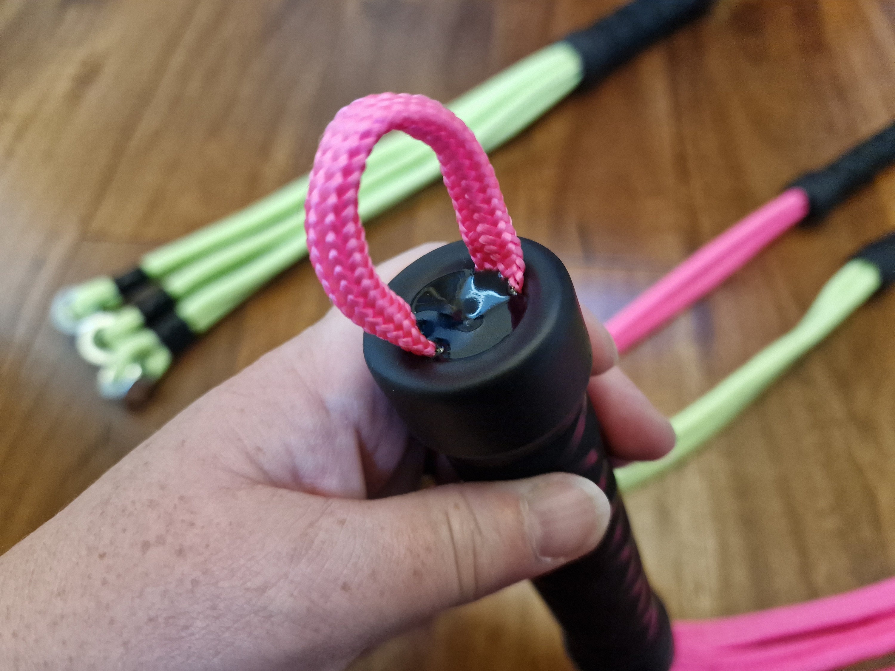 Large Nut Rope Paddle Flogger, Glow In The Dark, Mature BDSM Fetish ...