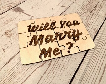 Marry Me Puzzle | Etsy