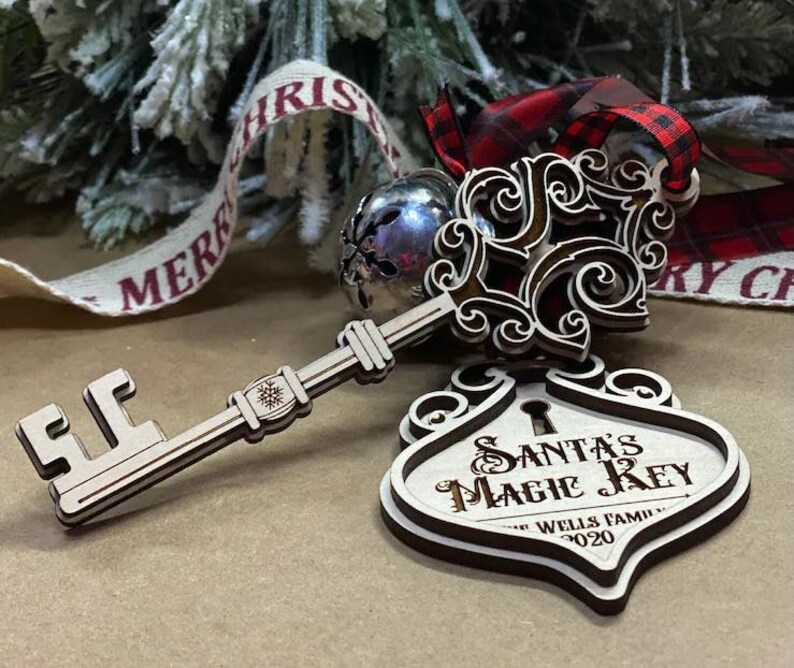 Personalised Santa Key - Etsy
