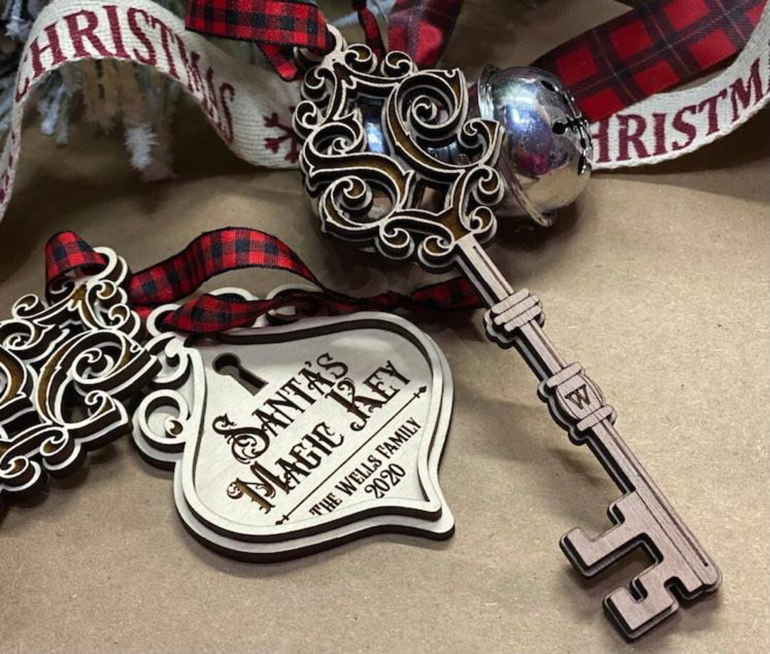 Personalised Santa Key - Etsy