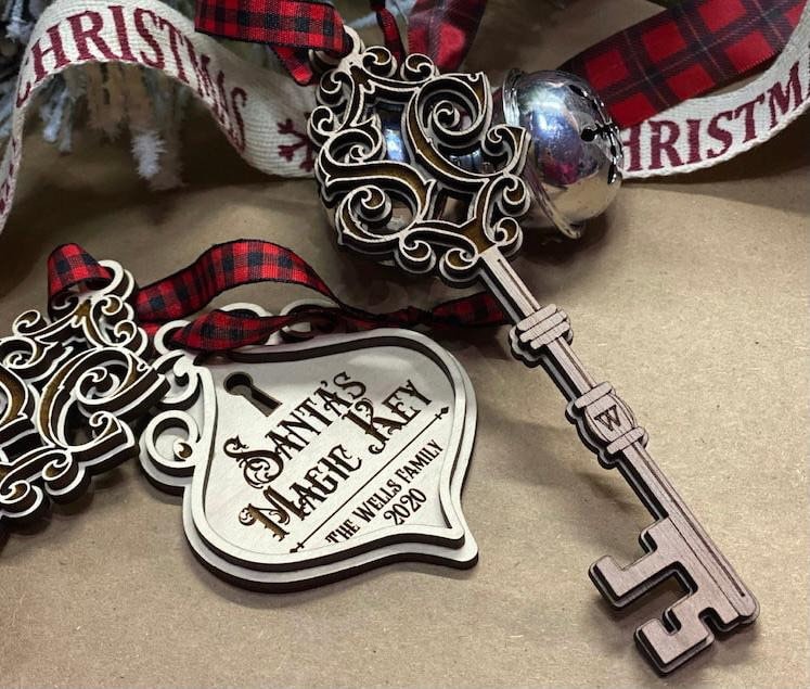 Personalised Santa Key - Etsy