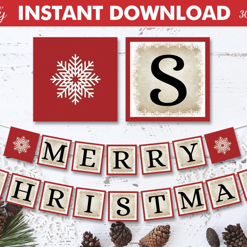 Christmas Banner - Etsy