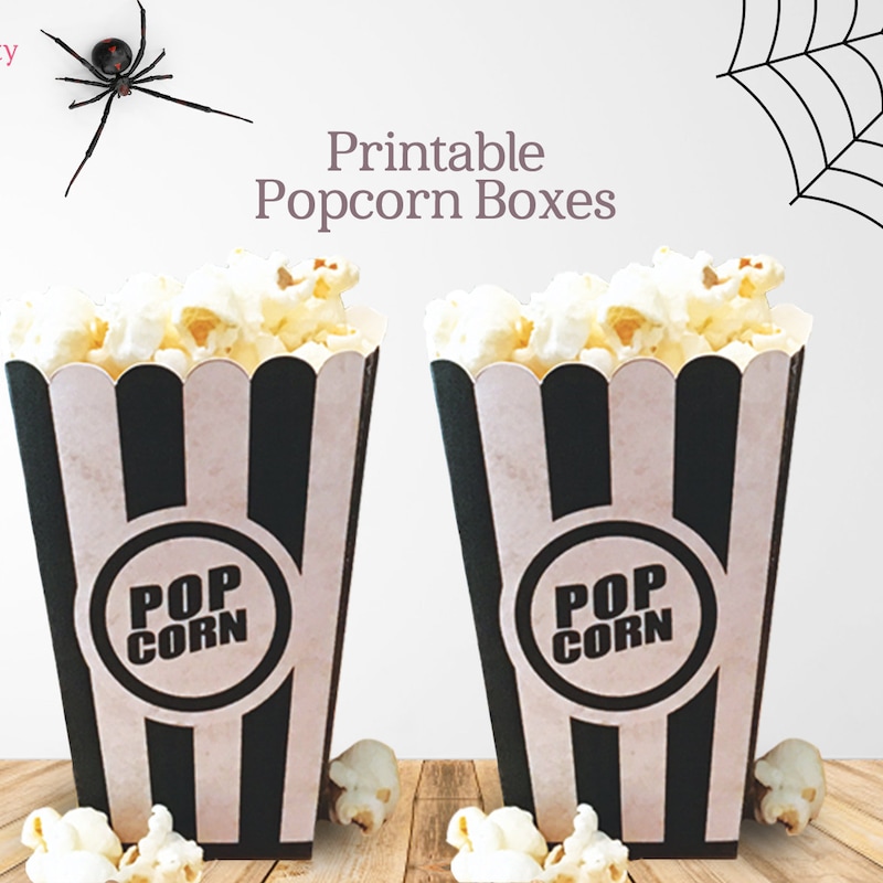 Printable Popcorn - Etsy