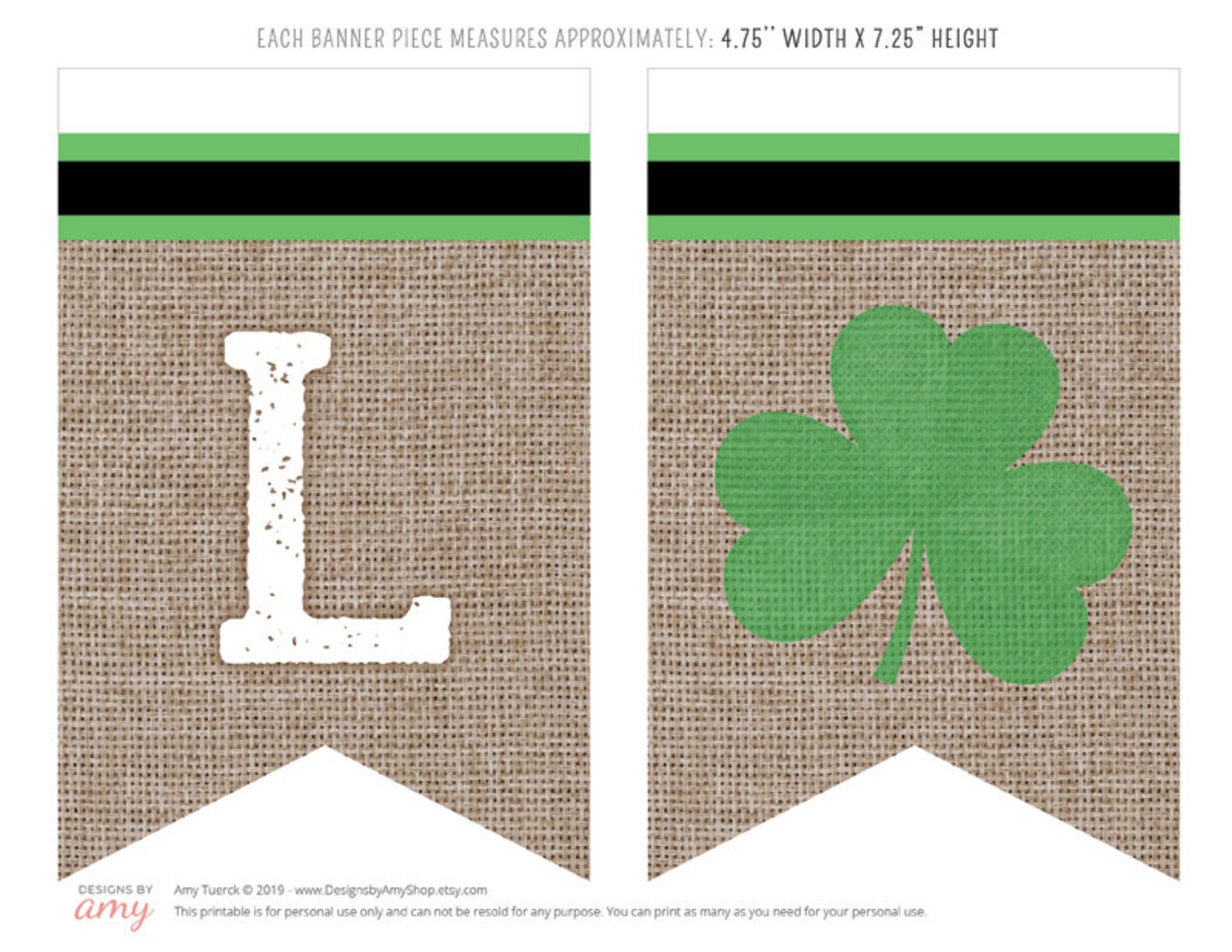 Printable Lucky Banner St. Patricks St. Patricks Day Banner - Etsy
