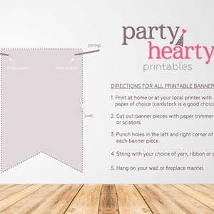 PRINTABLE Love Banner With Red Letter & Hearts, Valentines Party ...