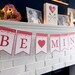 PRINTABLE be Mine Banner With Red Letter & Hearts - Etsy