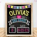 First Day of School Sign for Girl Printable Photo Prop, Personalized ...