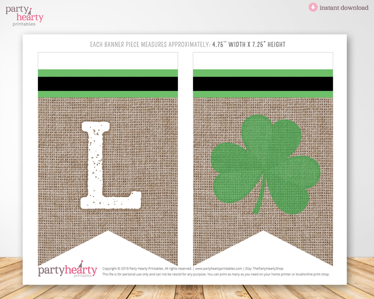 Printable Lucky Banner, St. Patricks, St. Patricks Day Banner, St ...