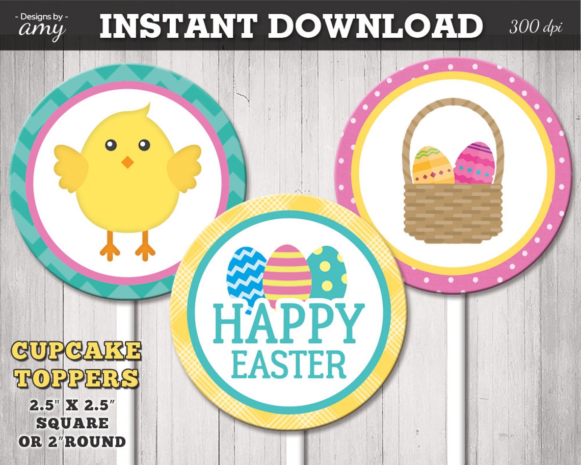 Printable Easter Party Decorations Kit Set for Easter Day - Etsy
