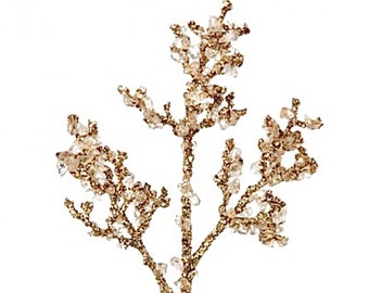 Gold Ribbon Tree Pick - Etsy