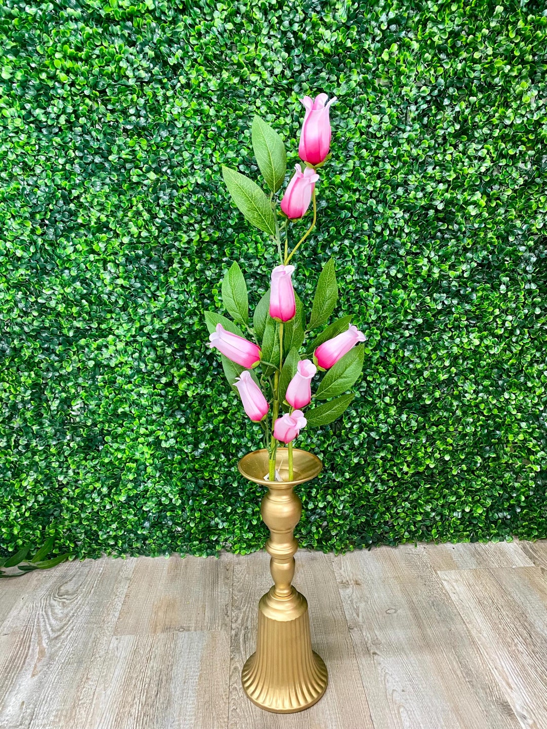 Light Pink Rosebud Flower Spray ~ 6 Flowers ~ 27'' - Etsy