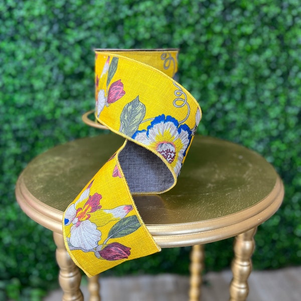 Floral Ribbon - Etsy