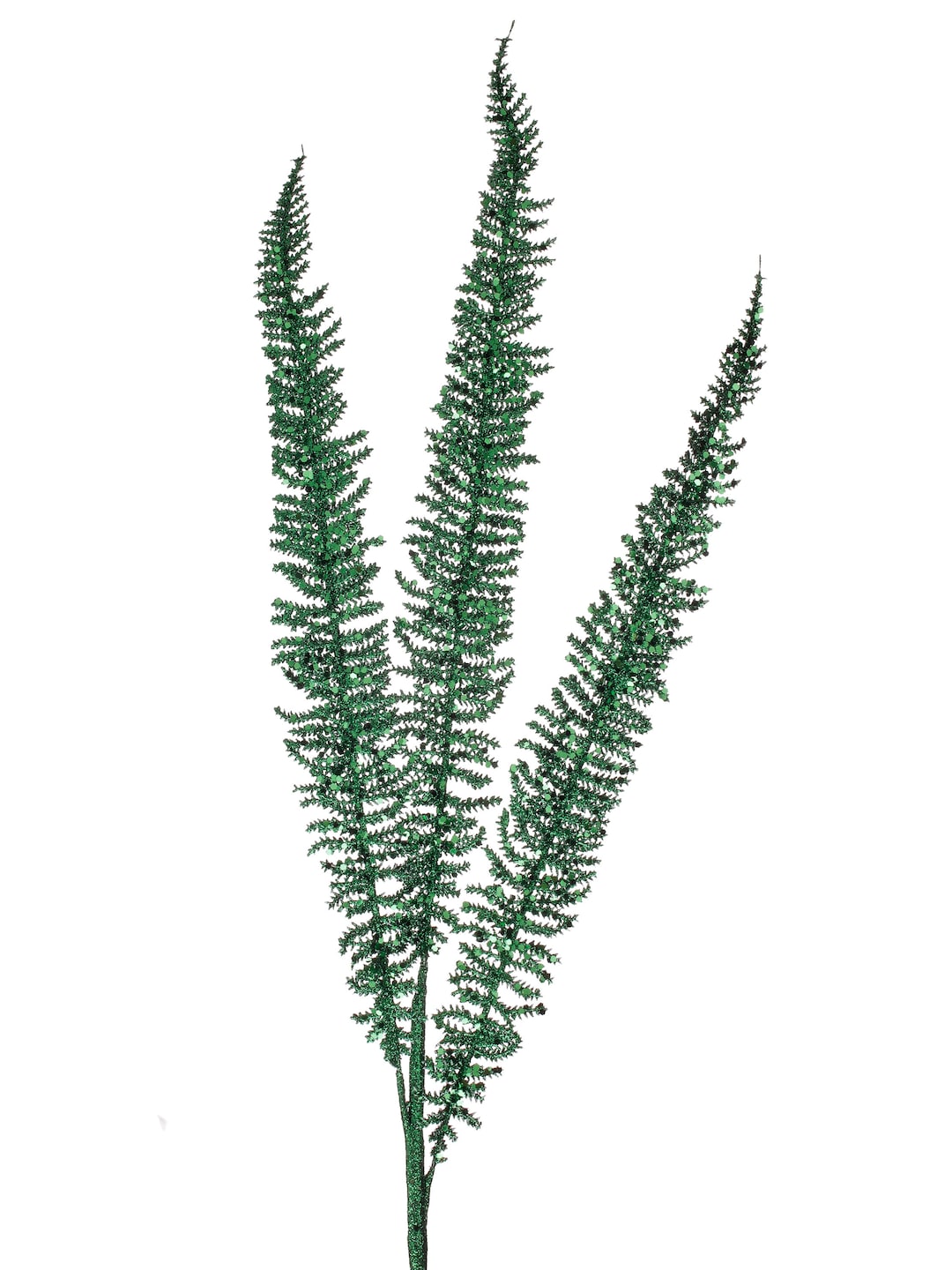 Green Glitter Fern Spray ~ 35 Inch - Etsy