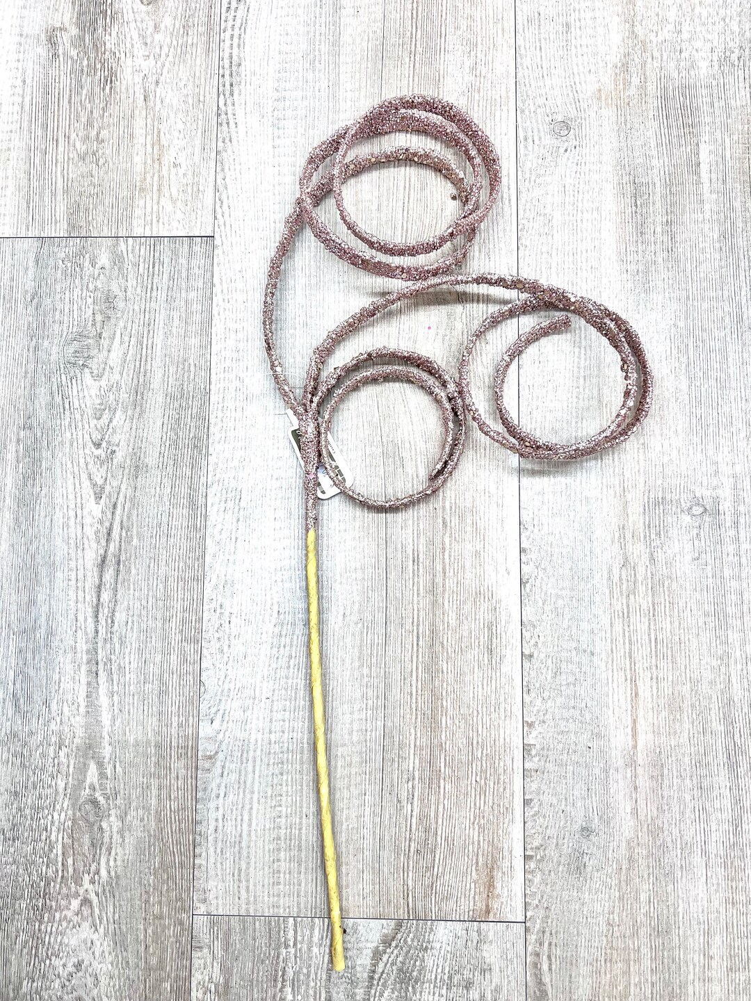 Rose Gold Glitter Curly Hanging Spray - 23 Inch - Etsy