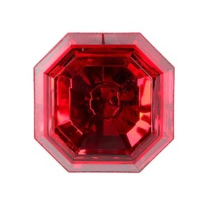 Red Acrylic Gem Square Cut Jewel Ornament 6 - Etsy