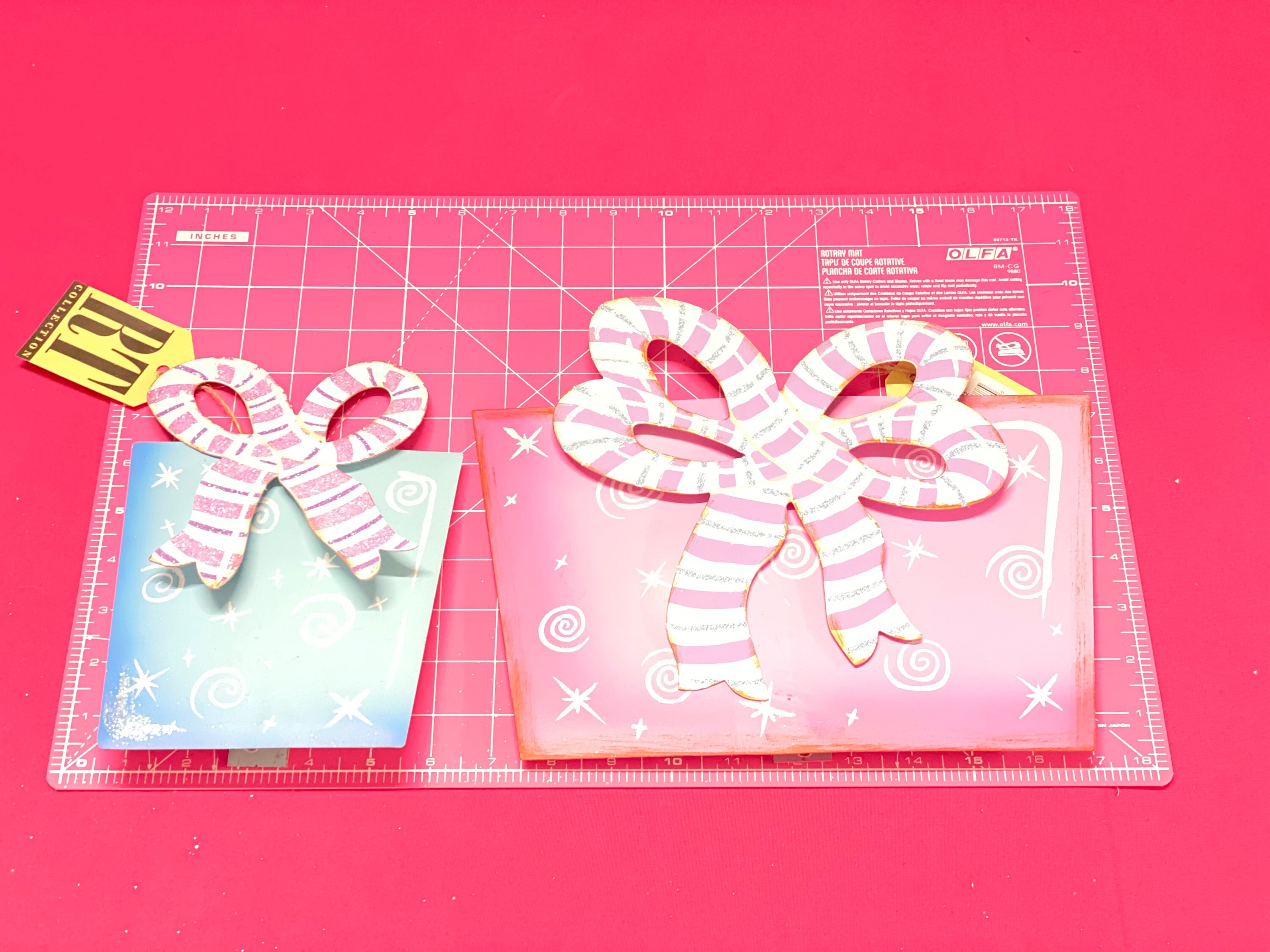 Round Top Collection Pretty Pastel Packages Set of 2 | Etsy