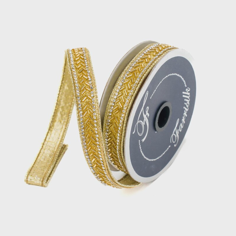 Gold Fabric Trim - Etsy