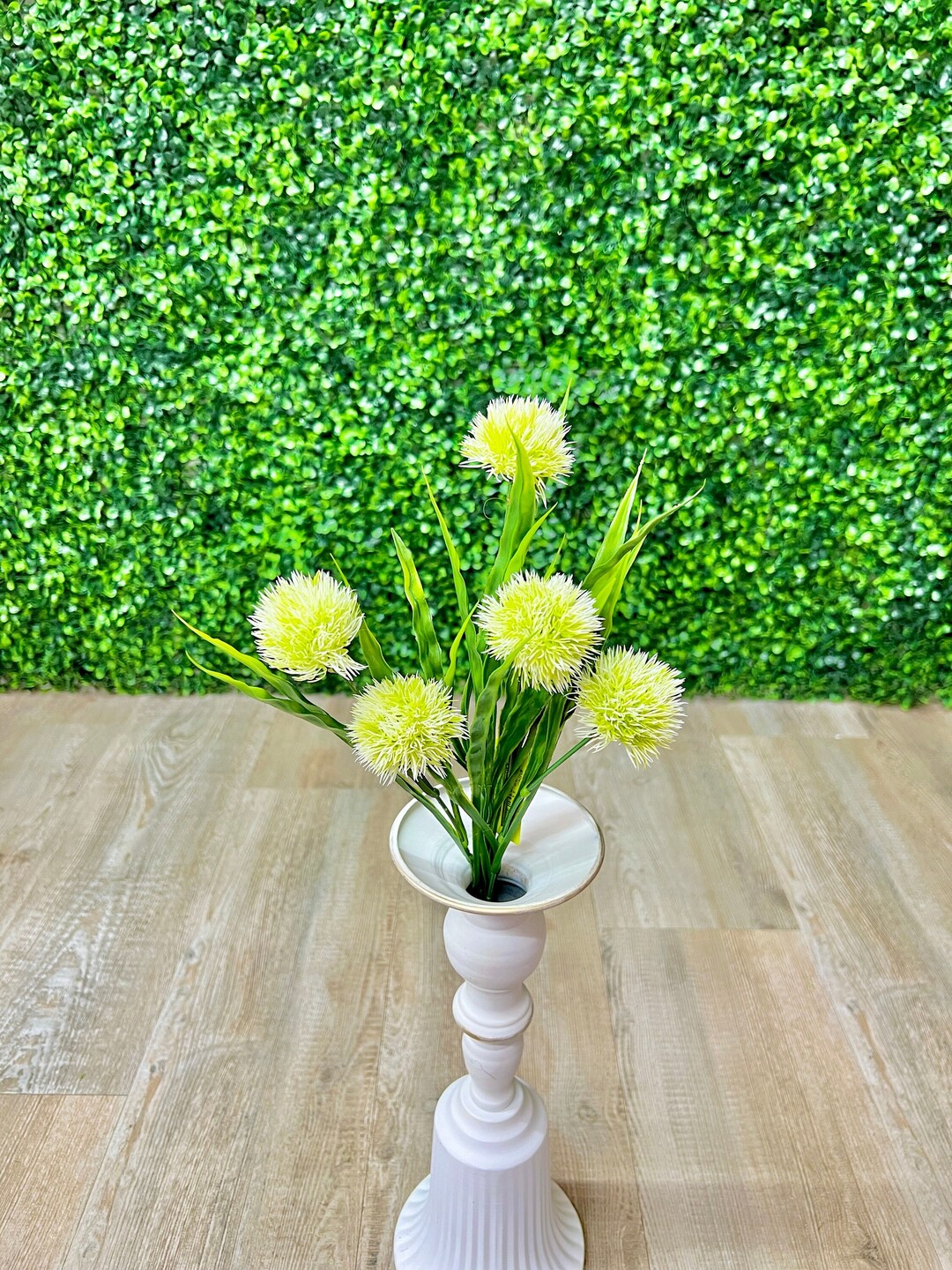 Cream Pom Pom Bush X 5 15 Inch - Etsy