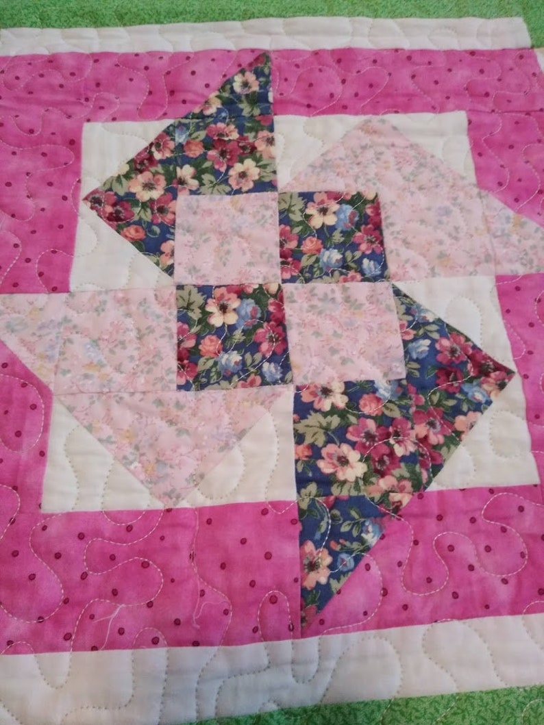 Handmade Twin Sized Beautiful Green Quilt Perfect for - Etsy