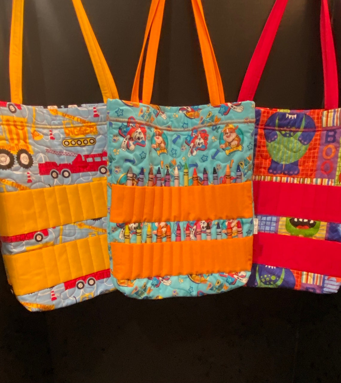 Children's Coloring Activities Bag | Etsy