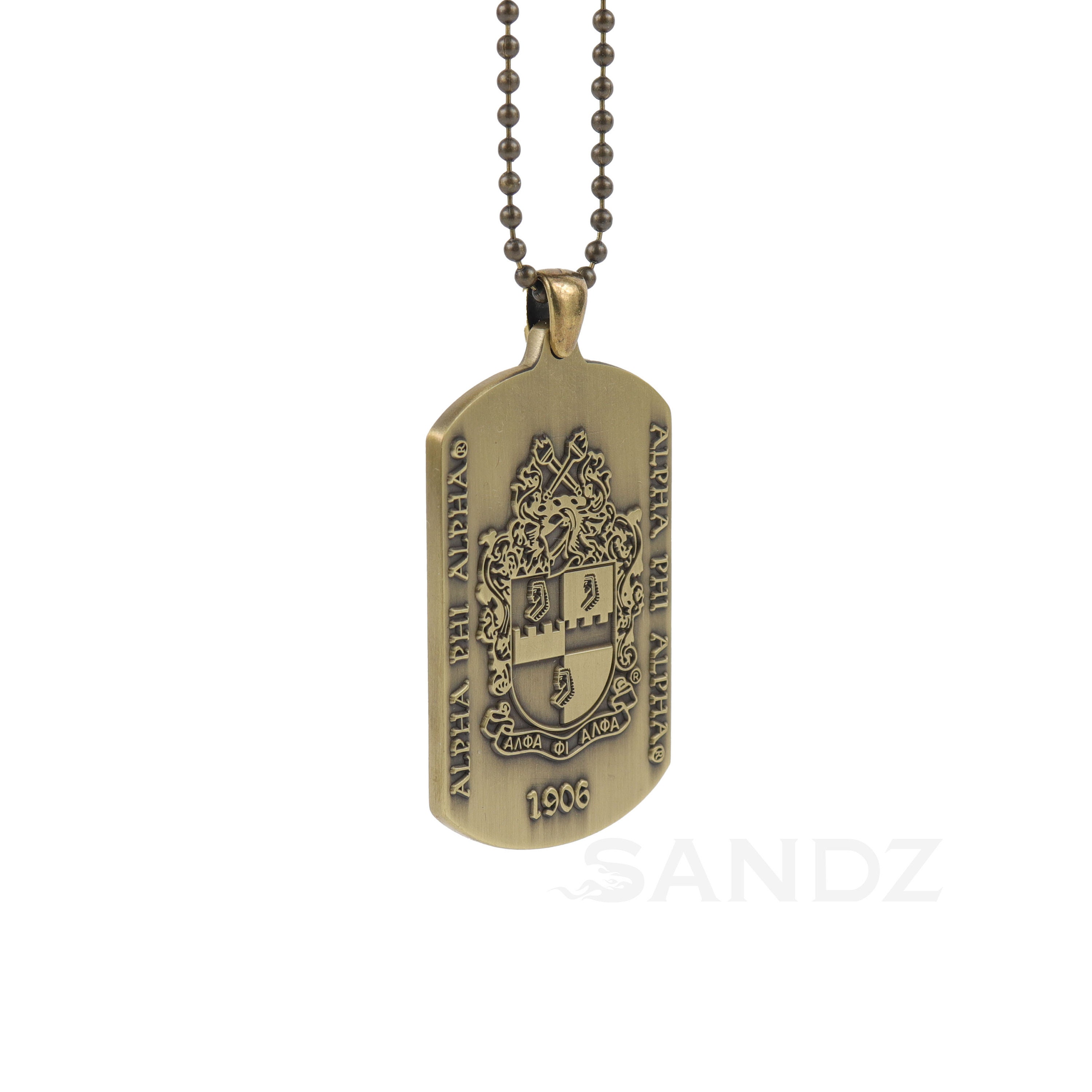 Alpha Phi Alpha Fraternity Fashion Dog Tag With Ball Chain - Etsy