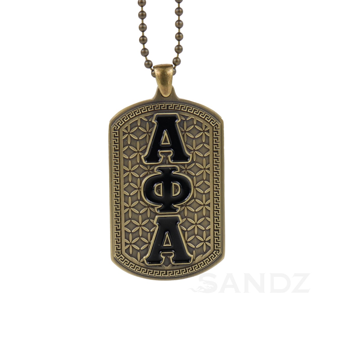 Alpha Phi Alpha Fraternity Fashion Dog Tag With Ball Chain - Etsy