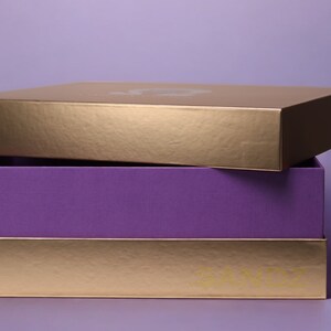 Omega Psi Phi Keepsake Boot Box: Gold & Purple Fraternity Gift - Etsy