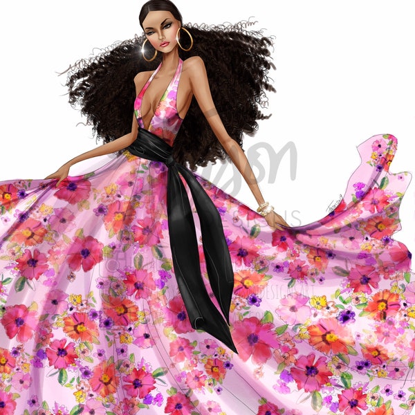 Fashion Illustration Artwork - Etsy